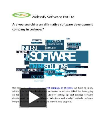 Ppt Top Software Development Company In Lucknow Websofy Powerpoint