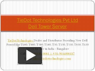 PPT – Dell Tower Server Model Series | Dell PowerEdge Server Price List ...