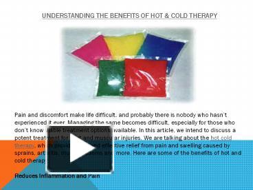 PPT – UNDERSTANDING THE BENEFITS OF HOT & COLD THERAPY PowerPoint ...