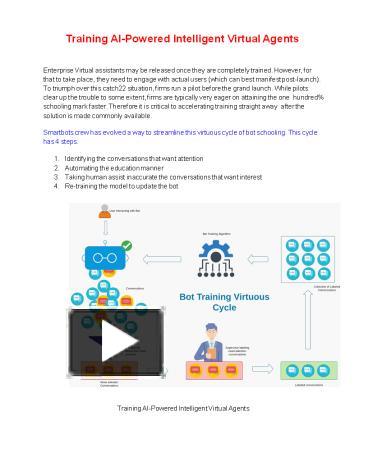 PPT – Training AI-Powered Intelligent Virtual Agents Assistants ...