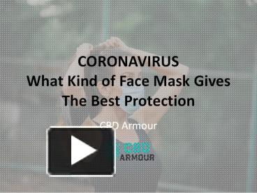 PPT – What Kind of Face Mask Gives Protection from Coronavirus ...