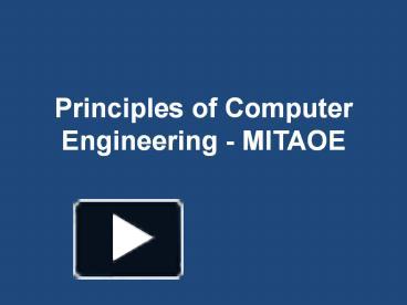PPT – Principles of Computer Engineering PowerPoint presentation | free ...