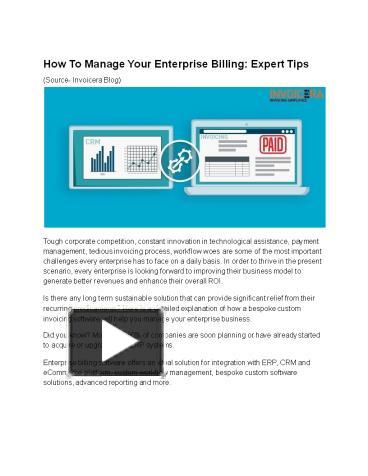 PPT – Ways to manage Enterprise Billing In Business PowerPoint ...
