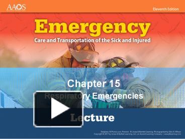 EMT Respiratory Emergencies presentation | free to download