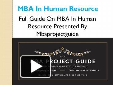 PPT – Project Report Makers For MBA Final Year (1) PowerPoint ...