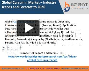 PPT – Curcumin Market (1) PowerPoint presentation | free to download ...