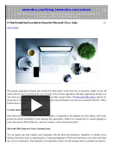 PPT – How to Enter & Activate Office Products Keys-MS Office Set Up ...