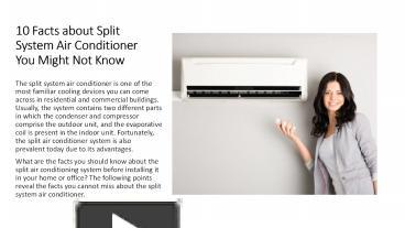 10 Facts about Split System Air Conditioner You Might Not Know ...