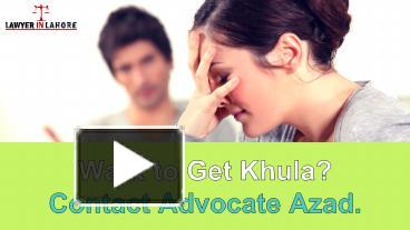 PPT – Khula Procedure in Pakistan - Get Khula Legally PowerPoint ...