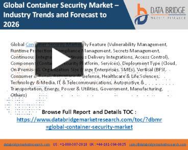 PPT – Container security market PowerPoint presentation | free to ...