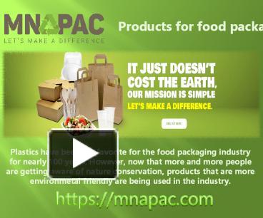 PPT – Products for food packaging PowerPoint presentation | free to ...
