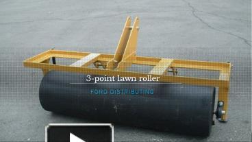 PPT – Frontline 3 Point Hitch Roller | 3 point lawn roller | Ford ...