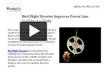 Bird Flight Diverter Improves Power Line Visibility for Birds ...