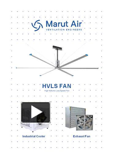 Marut Air Catalogue: Cooling & Ventilation Solution (HVLS fan ...