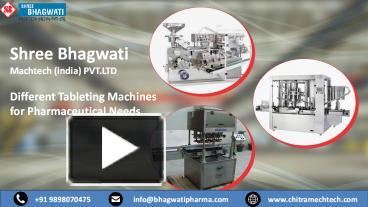 Different Tableting Machines for Pharmaceutical Needs presentation ...