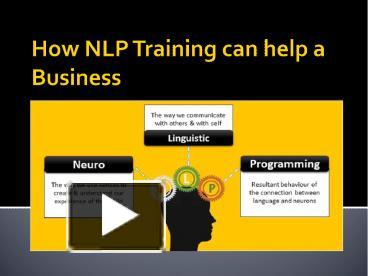 How NLP Training Can Help a Business presentation | free to download