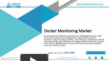 Docker Monitoring Market 2020: Analysis of Growth, Trends, Progress and ...