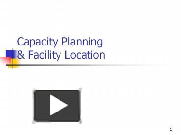Capacity Planning presentation | free to download