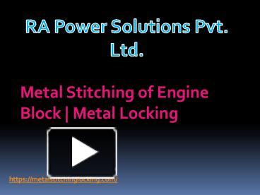 PPT – Cast Iron Stitching | Cast Iron Crack Repair PowerPoint ...