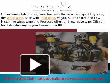 PPT – sparkling wine PowerPoint presentation | free to download - id ...