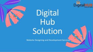 PPT – Static Web Design Services for Various Purposes PowerPoint ...