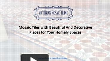 PPT – Mosaic Tiles with Beautiful And Decorative Pieces for Your Homely ...