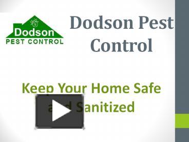 Dodson Pest Control presentation | free to download