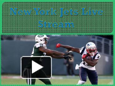 New York Jets Live Stream presentation | free to download
