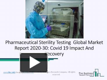 PPT – Pharmaceutical Sterility Testing Market Trends Analysis And ...