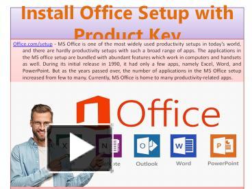 PPT – How to setup office account with product key ? PowerPoint ...