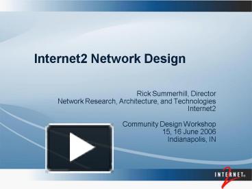 PPT – Internet2 Network Design PowerPoint presentation | free to view ...