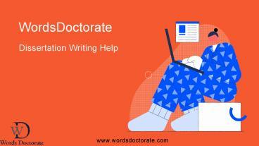 Help in Dissertation Writing Services - Dissertation Helper ...