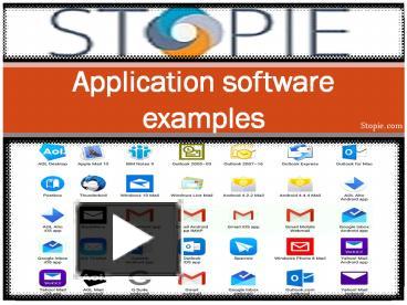 application software examples presentation | free to download