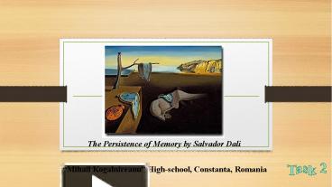 E-Twinning Project_The Persistence of Memory - Salvador Dali ...