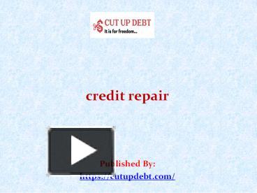 credit repair presentation | free to download