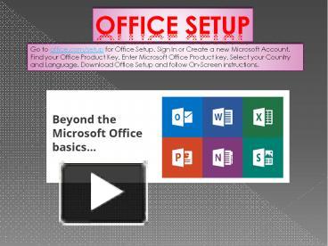 PPT – Office Setup How to Install and Activate Microsoft Office ...