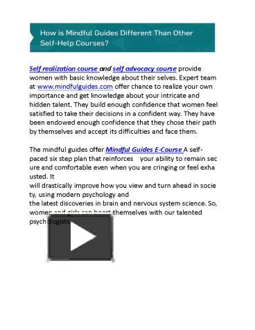 PPT – Self Realization Course PowerPoint presentation | free to ...
