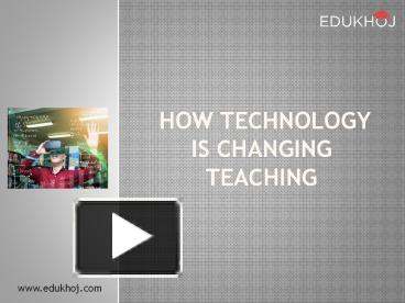 Role of Technology in Education | Education presentation | free to download