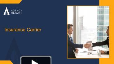 What is Insurance Carrier? presentation | free to download