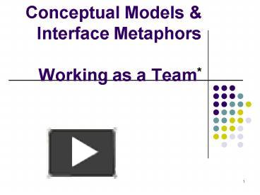 PPT – Conceptual Models PowerPoint presentation | free to view - id ...