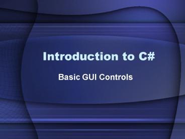 PPT – Introduction to C PowerPoint presentation | free to view - id ...