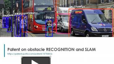 PPT – Patent on obstacle RECOGNITION and SLAM PowerPoint presentation ...