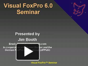 PPT – Jim Booth PowerPoint presentation | free to download - id: 91403 ...