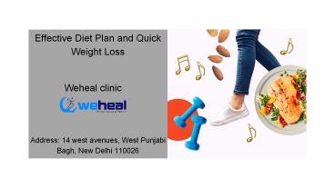 Effective Diet Plan and Quick Weight Loss presentation | free to download