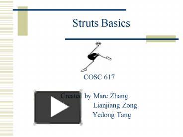 Struts Basics presentation | free to view