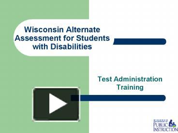 PPT – Test Administration Training PowerPoint presentation | free to ...