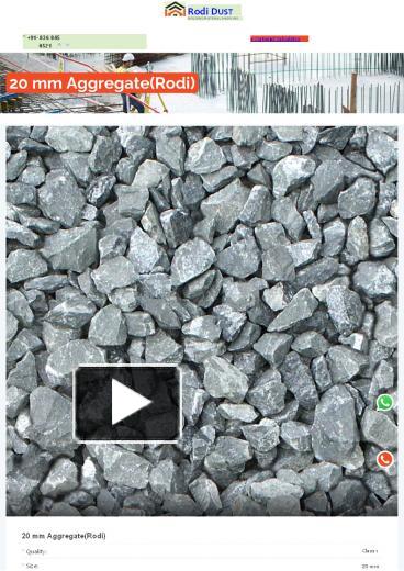 20mm aggregate presentation | free to download