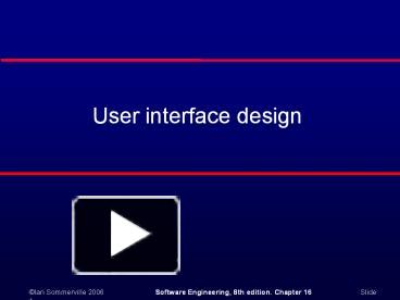User interface design presentation | free to download