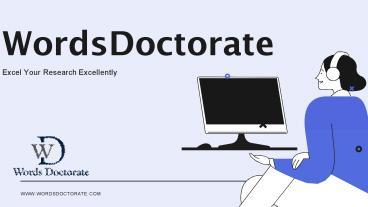 Dissertation Helper presentation | free to download