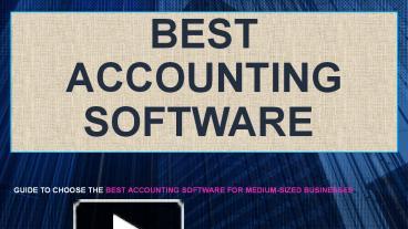 Best Accounting software | Market Overview | Key benefits | Competitive ...